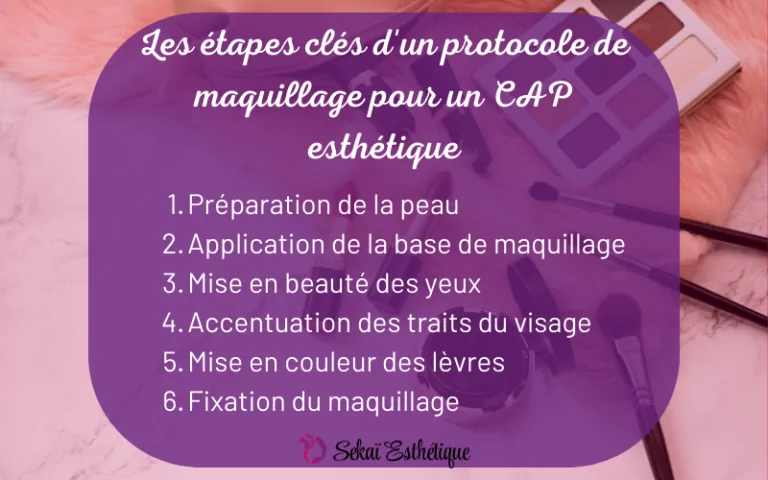 Protocole maquillage de jour au CAP Esthétique : le guide